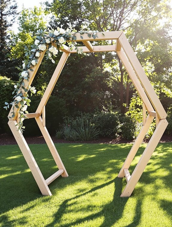 10 Simple Wooden Wedding Arches You Can Build - Ideas your Weddings